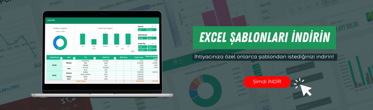 EXCEL VBA KODLARI: MUTLAKA KULLANACAĞINIZ KODLAR