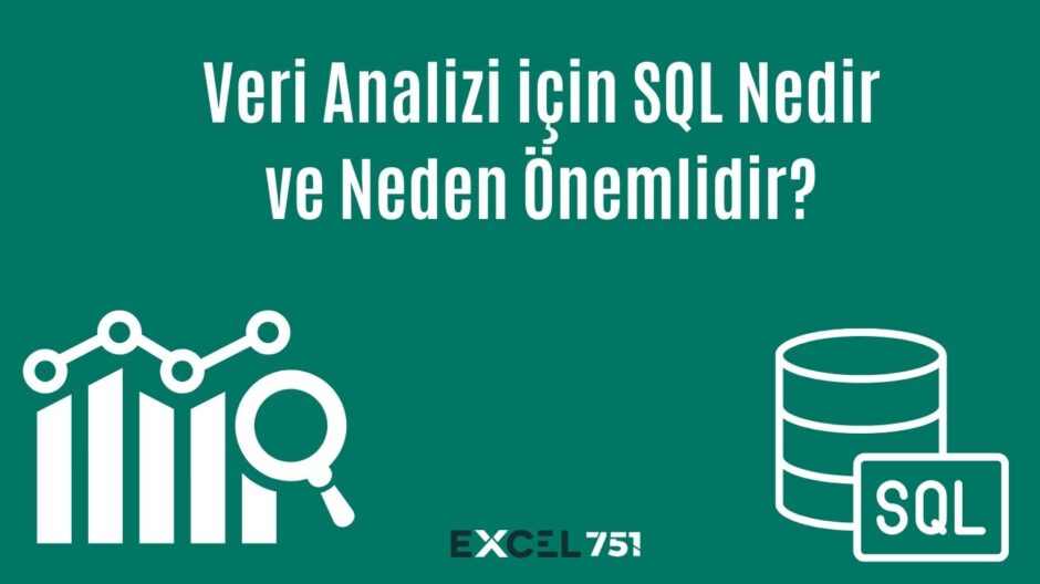 Veri Analizi Için SQL Nedir Ve Neden Önemlidir? Excel 751 | Blog